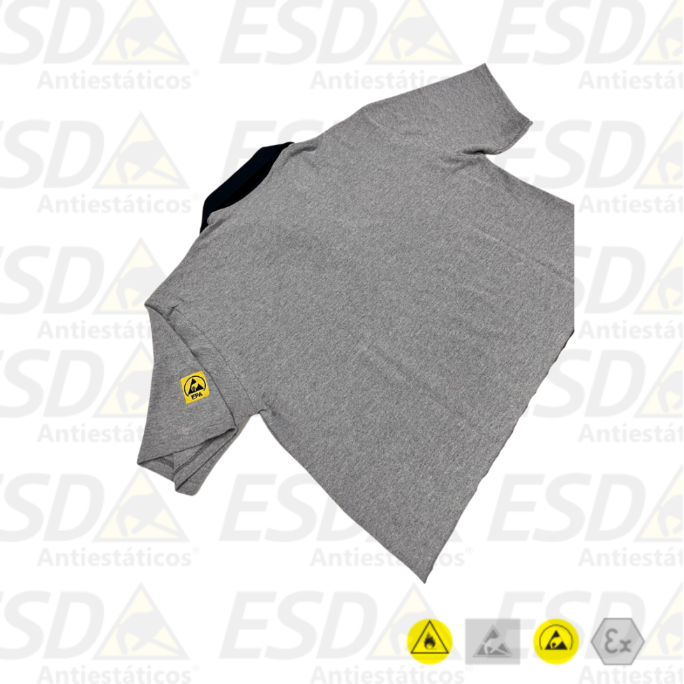 Camiseta Polo ESD Manga Curta • ESD Antiestáticos