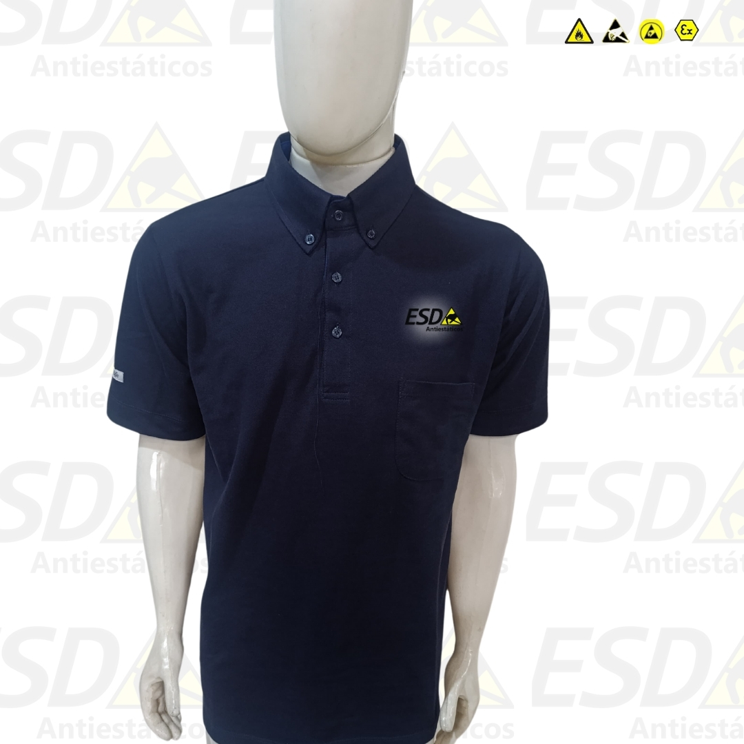 Camiseta polo ESD Premium • ESD Antiestáticos
